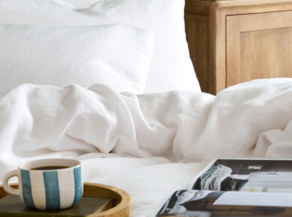 behind the design: linen bedding | Dip & Doze | Inspiration